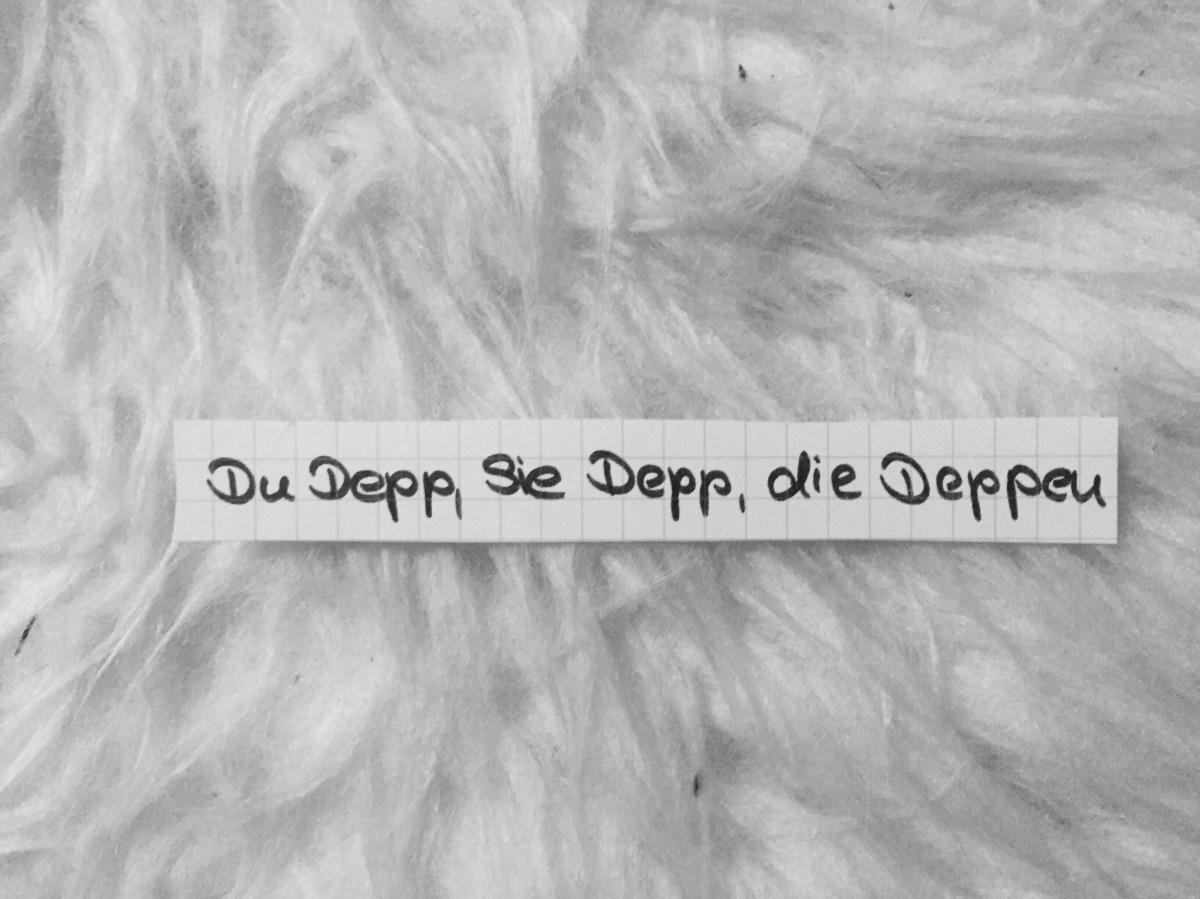 Du Depp, Sie Depp, die Deppen | Mitzi Irsaj